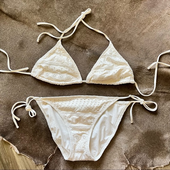 Ralph Lauren Blue Label Swim Ralph Lauren Blue Label Lace Eyelet